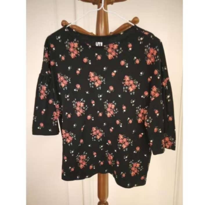 Uniqlo 七分袖碎花棉上衣 S號 - GC贈物網