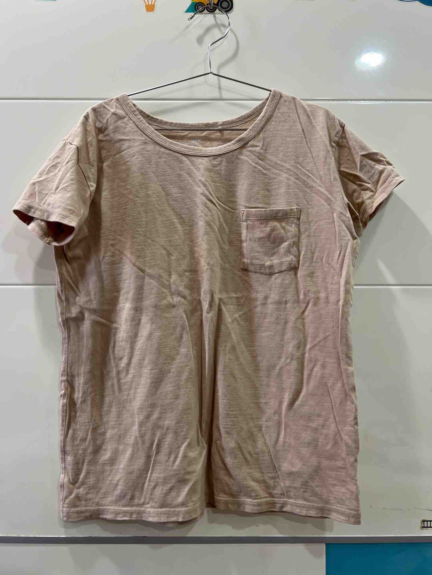 Lativ奶咖色短袖上衣M - GC贈物網