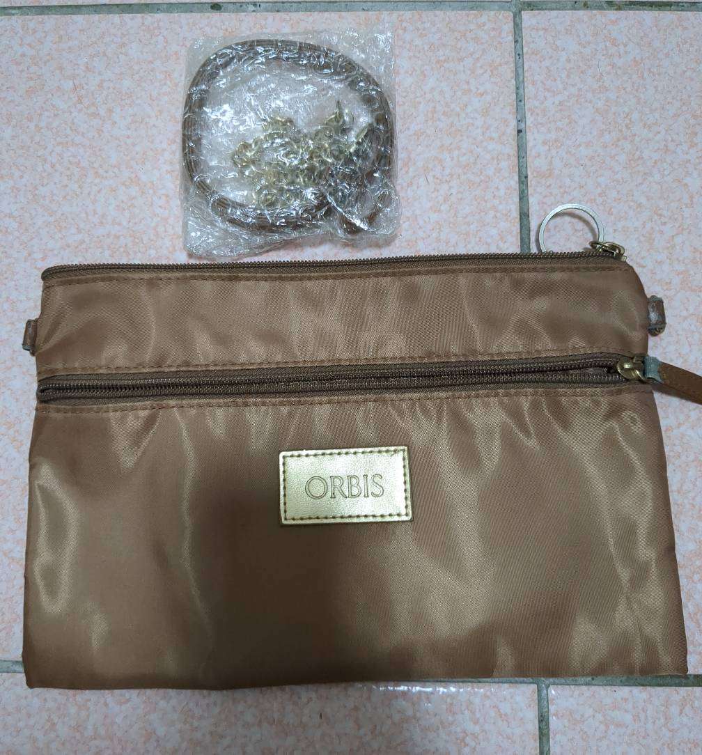orbis 咖啡色手拿/手提兩用包 - GC贈物網